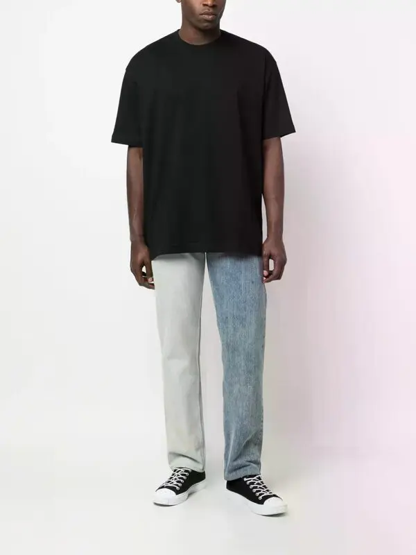 Comme Des Garçons Crewneck Cotton T-shirt - Black