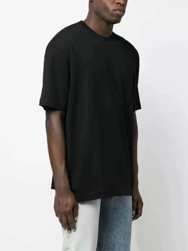 Comme Des Garçons Crewneck Cotton T-shirt - Black
