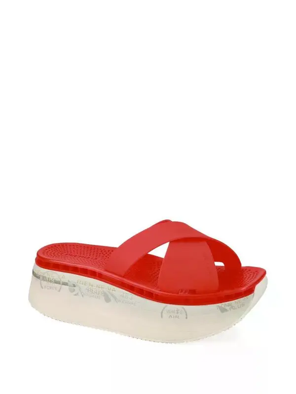 Premiata Moura Slip-on Slides - Red