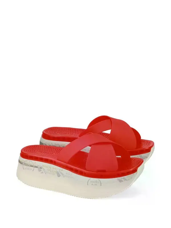 Premiata Moura Slip-on Slides - Red