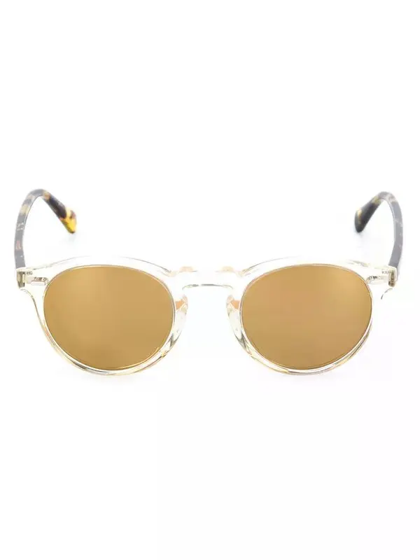 Oliver Spencer X Kitsuné Gregory Peck Sunglasses - Metallic
