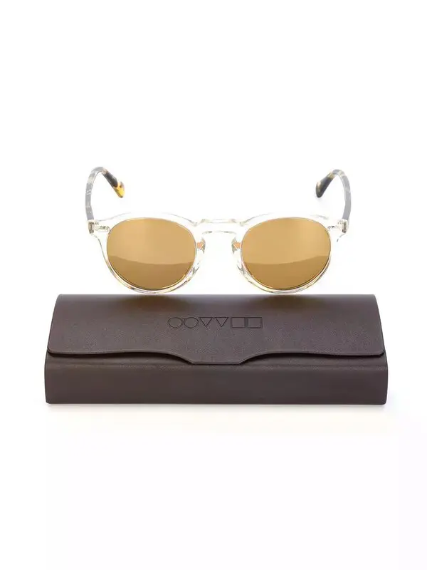 Oliver Spencer X Kitsuné Gregory Peck Sunglasses - Metallic