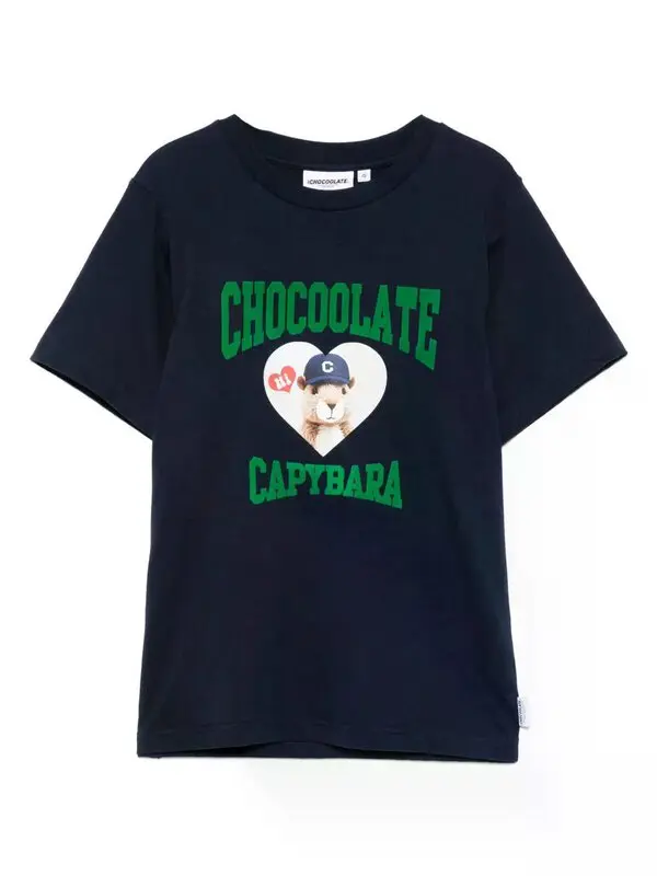 CHOCOOLATE Graphic T-shirt - Blue