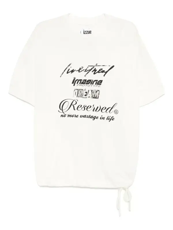 Izzue Graphic T-shirt - Neutrals