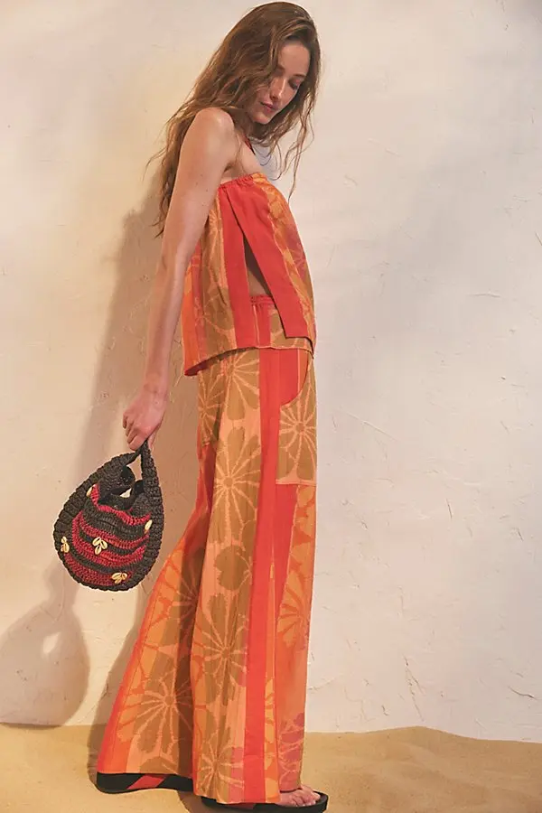 Free People Devella Printed Set - Summer Combo