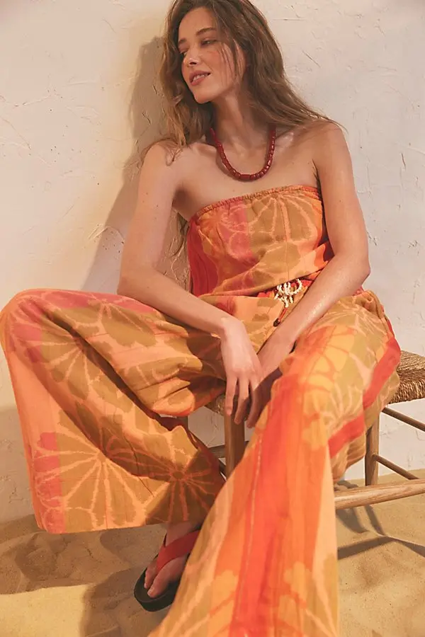 Free People Devella Printed Set - Summer Combo
