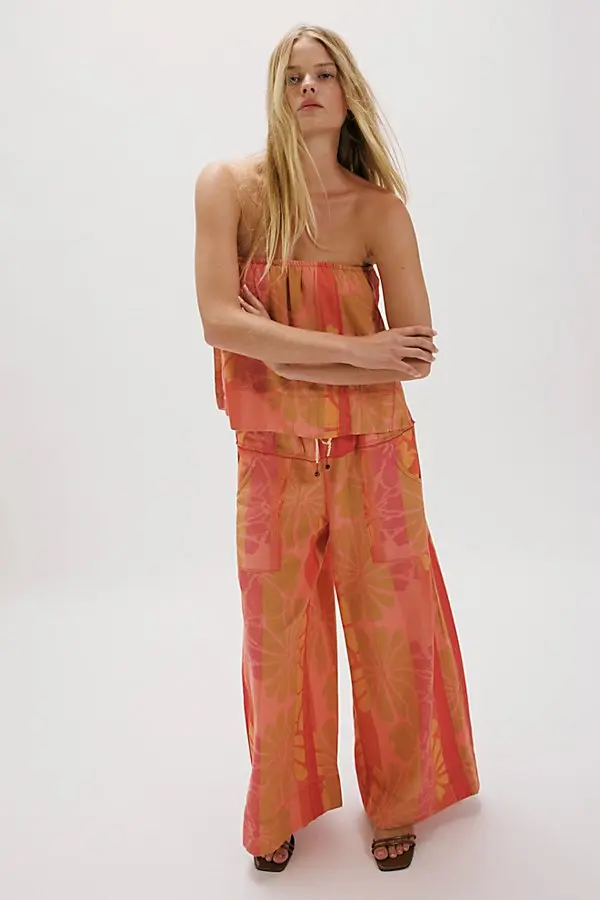 Free People Devella Printed Set - Summer Combo