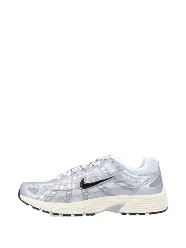 Nike P-6000 Mesh-panelled Sneakers - Silver