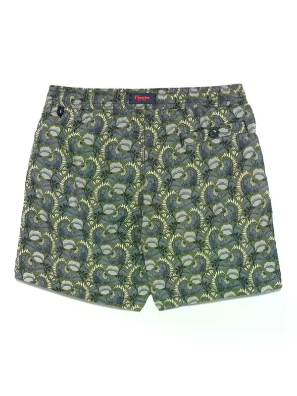 FIORIO MILANO Floral-print Swim Shorts
