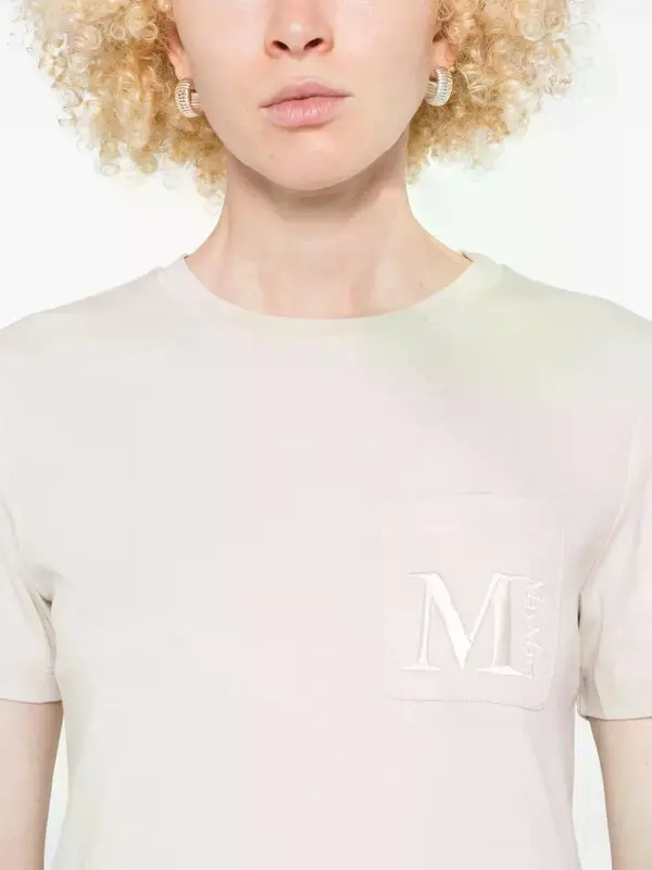 Max Mara Madera T-shirt - Neutrals