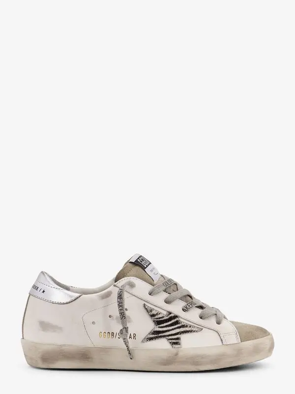 GOLDEN GOOSE Superstar Low Top Sneakers With Suede Inserts