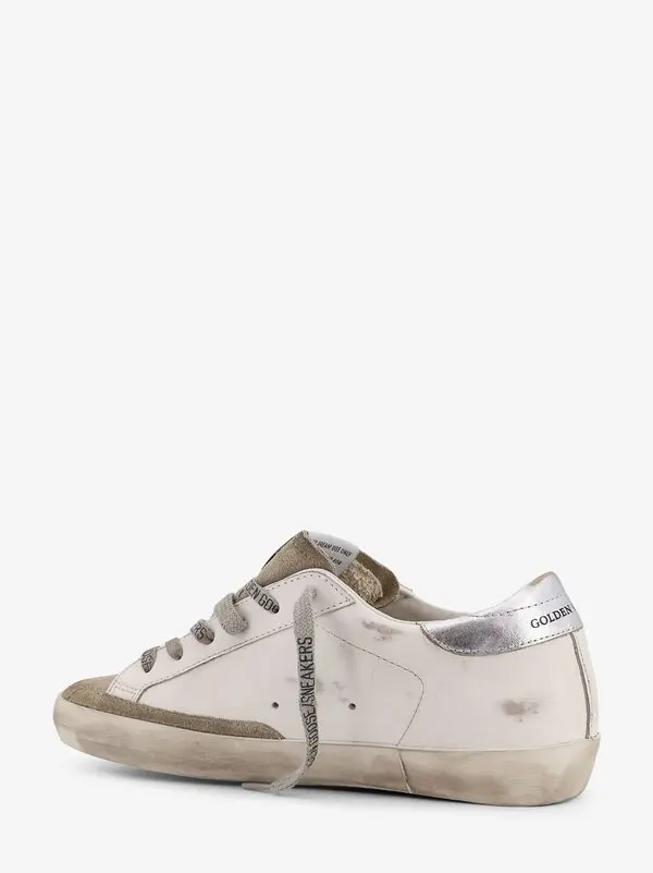 GOLDEN GOOSE Superstar Low Top Sneakers With Suede Inserts