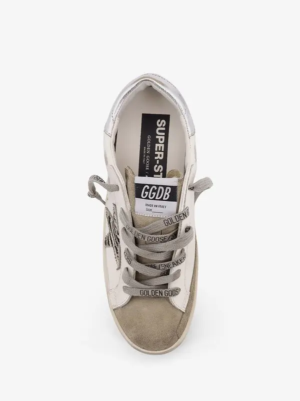 GOLDEN GOOSE Superstar Low Top Sneakers With Suede Inserts