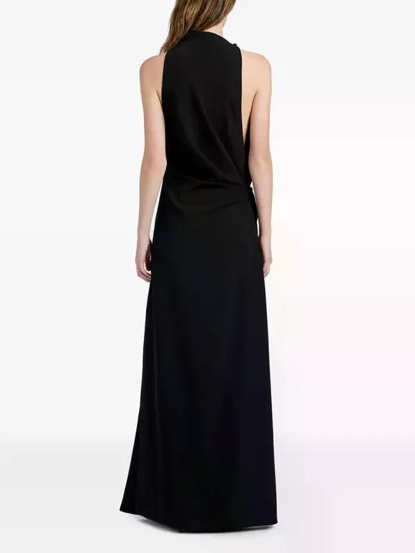 Proenza Schouler Devyn Draped Maxi Dress - Black