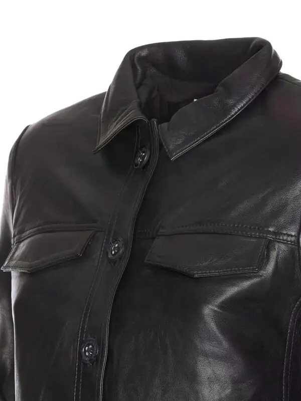 Zadig&Voltaire Liam Leather Jacket - Black