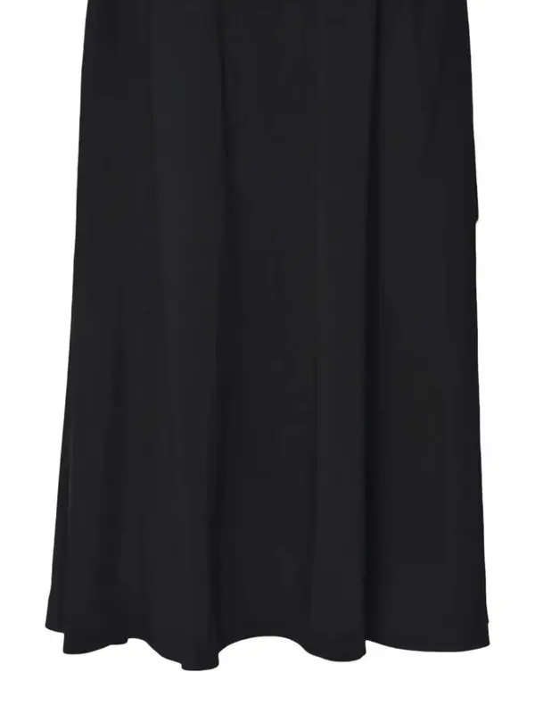 Aspesi Elasticated-waist Midi Skirt - Black