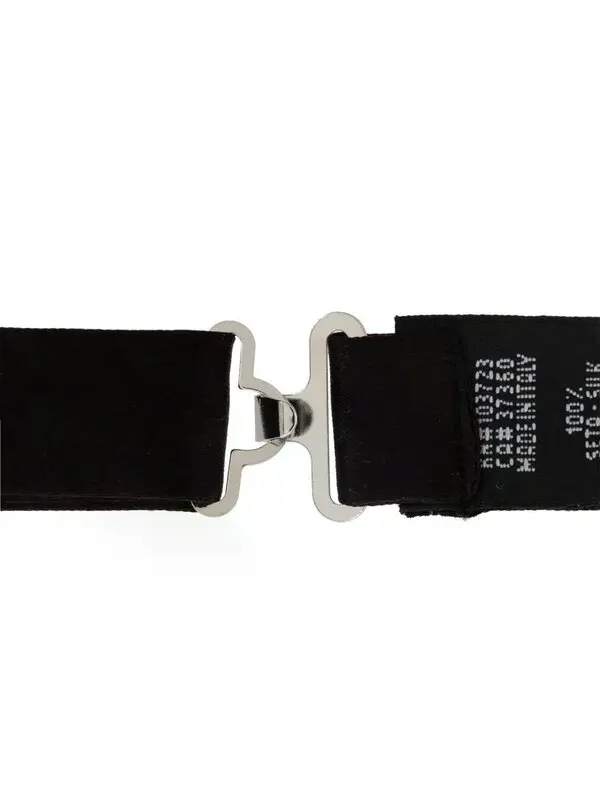 Giorgio Armani Velvet Bow Tie With Hook Fastening