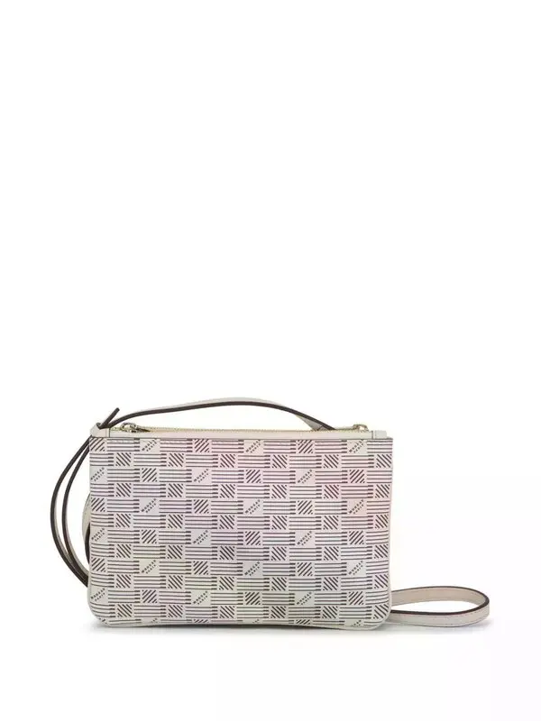 Moreau Monogram Leather Crossbody Bag