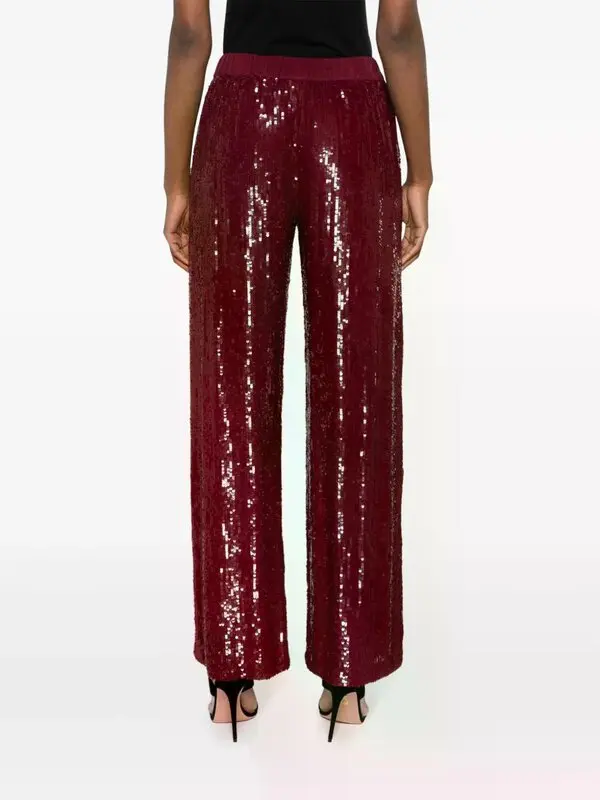 P.a.r.o.s.h Glare Sequinned Trousers - Red