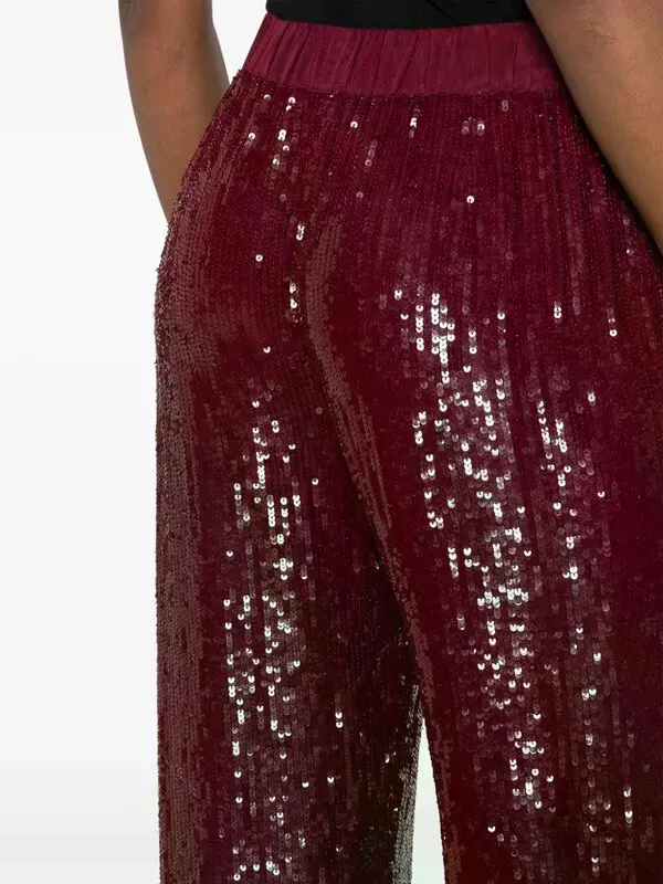 P.a.r.o.s.h Glare Sequinned Trousers - Red