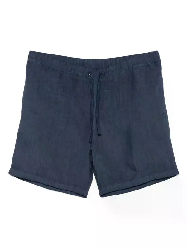 120% Lino Linen Shorts - Blue