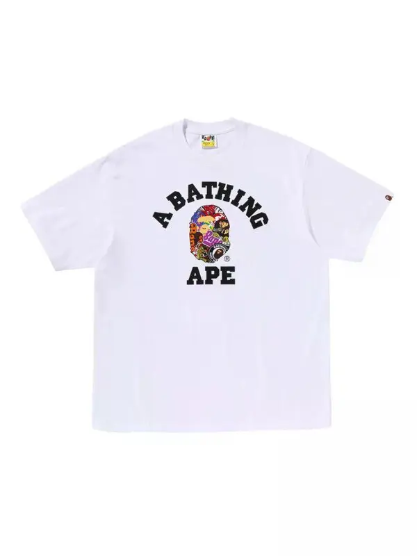 A BATHING APE Graphic-print T-shirt - White