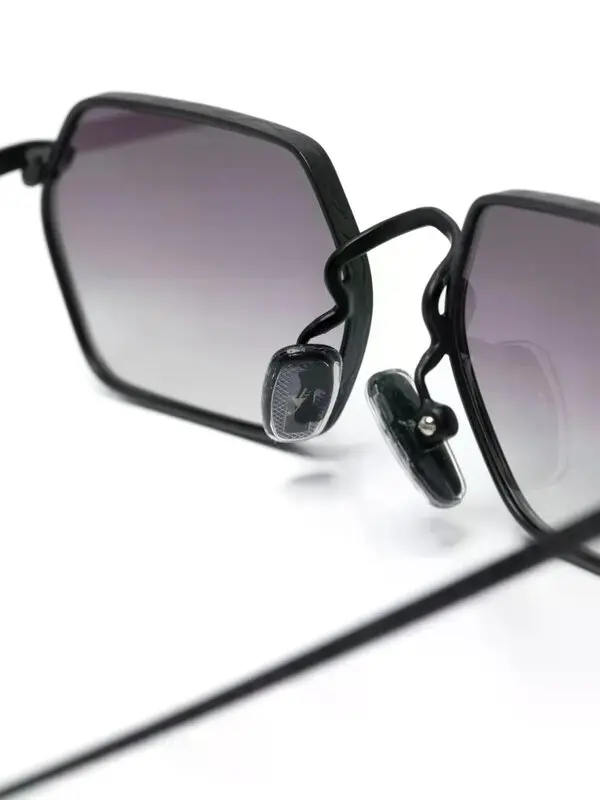 EYEPETIZER Cavallet Geometric-frame Sunglasses - Black