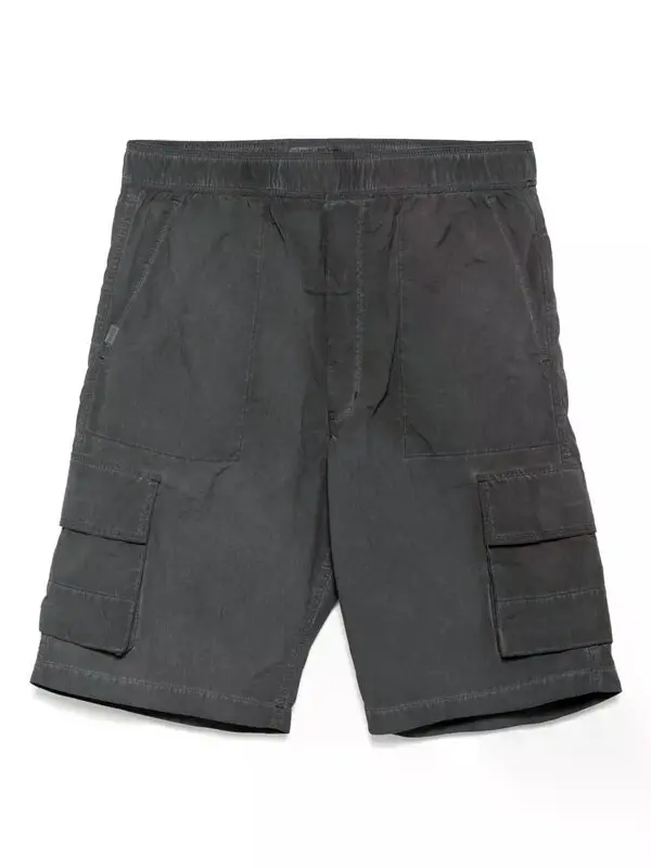 Izzue Logo-patch Cargo Shorts - Grey