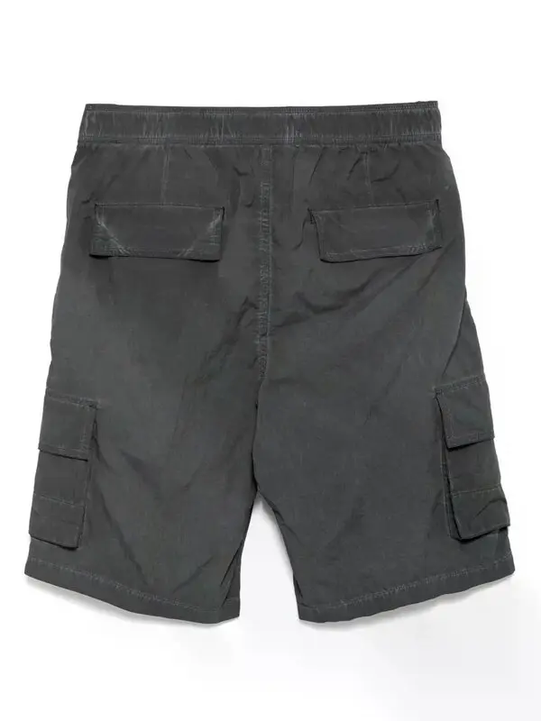 Izzue Logo-patch Cargo Shorts - Grey