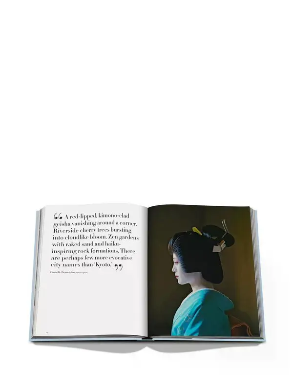 Assouline Kyoto Serenity Hardcover Book - Blue