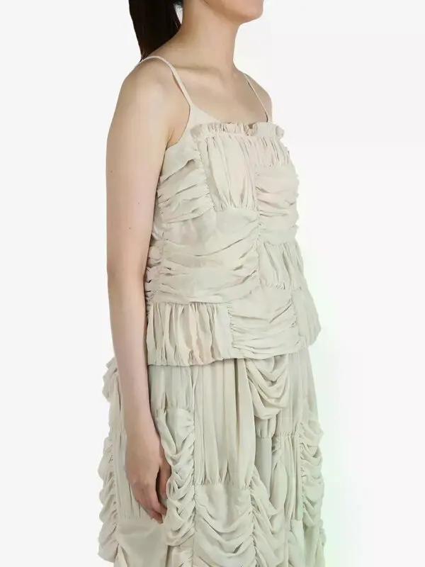 COMME DES GARÇONS TAO Draped Sleeveless Top