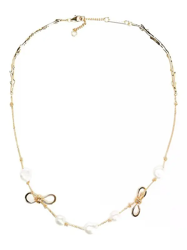 Marni Bow-detailing Necklace - Gold