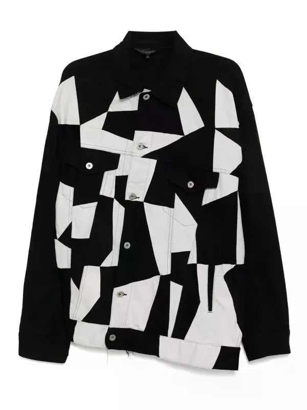 BLACK COMME DES GARÇONS Patchwork Jacket - Black