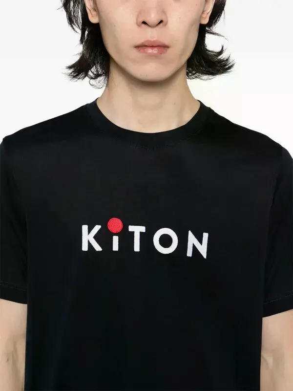 Kiton Embroidered T-shirt