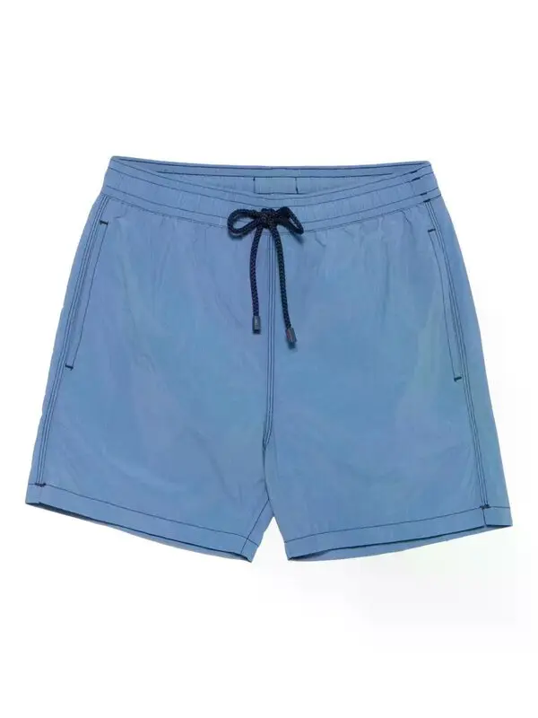 FIORIO MILANO Drawstring Swim Shorts - Blue