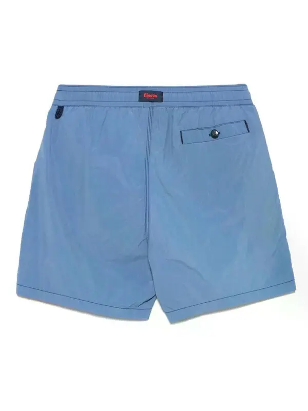 FIORIO MILANO Drawstring Swim Shorts - Blue