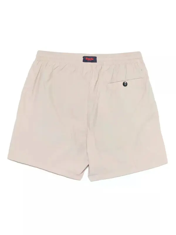 FIORIO MILANO Drawstring Swim Shorts - Neutrals