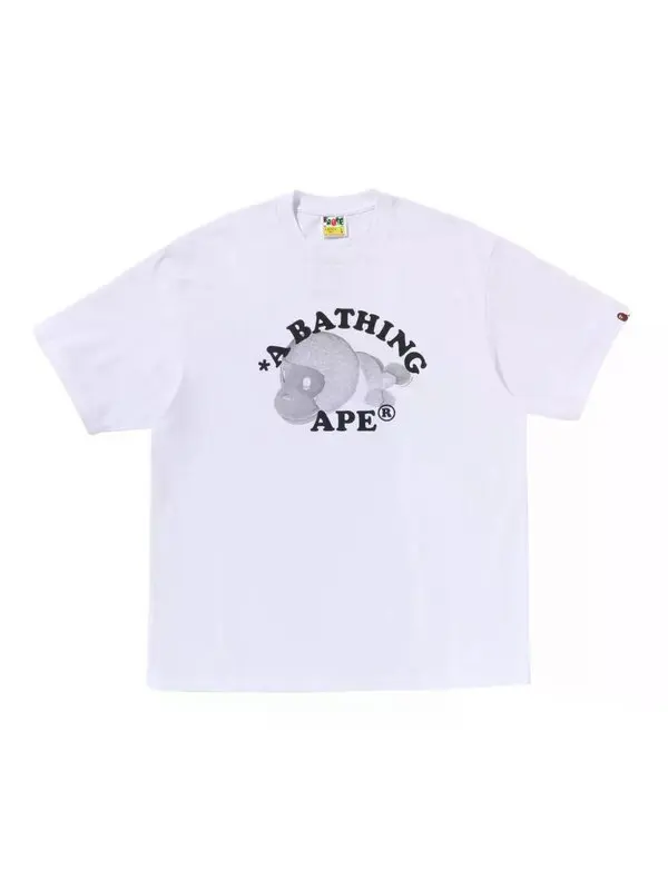 A BATHING APE Graphic-print T-shirt - White