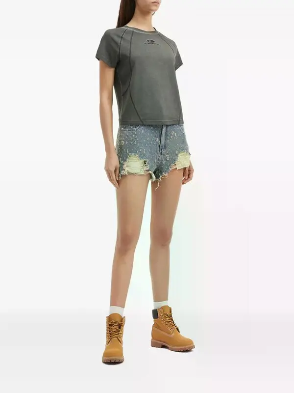 MUSIUM DIV. Distressed Denim Shorts