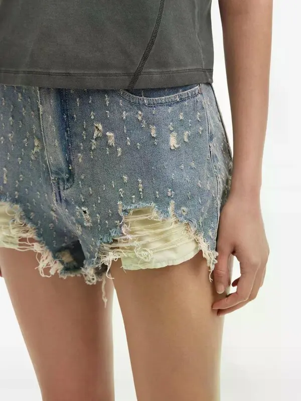 MUSIUM DIV. Distressed Denim Shorts