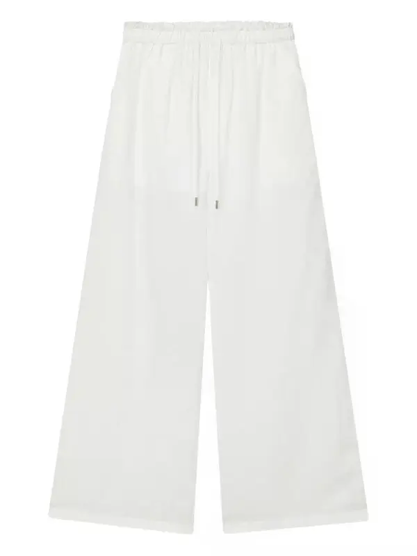 TOUT A COUP Elasticated Wide-leg Trousers