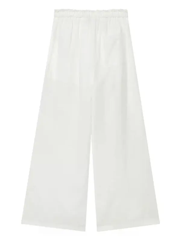 TOUT A COUP Elasticated Wide-leg Trousers