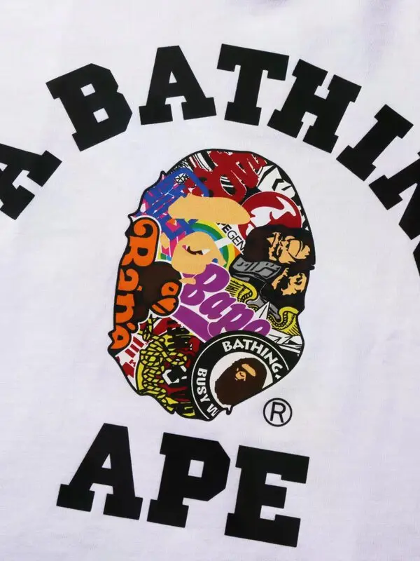 A BATHING APE Graphic-print T-shirt - White