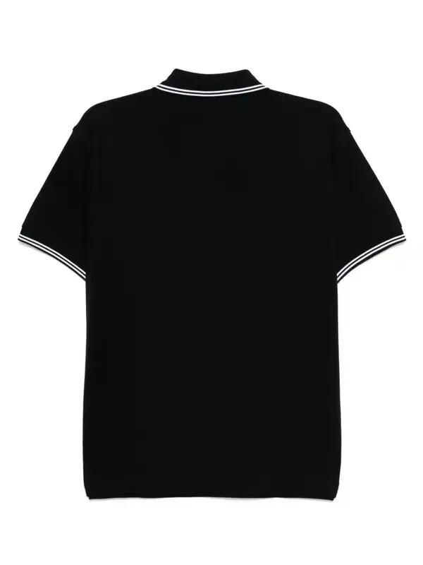 CHOCOOLATE Logo-embroidered Polo Shirt - Black