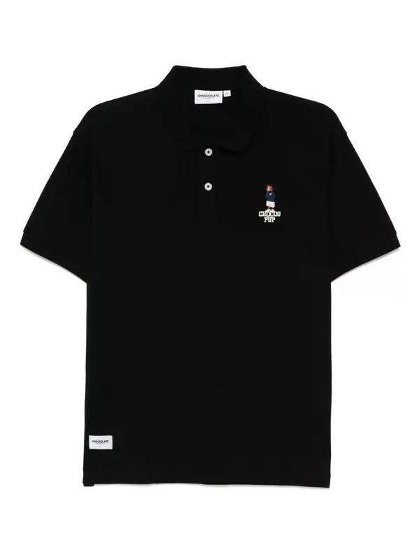 CHOCOOLATE Logo-embroidered Polo Shirt