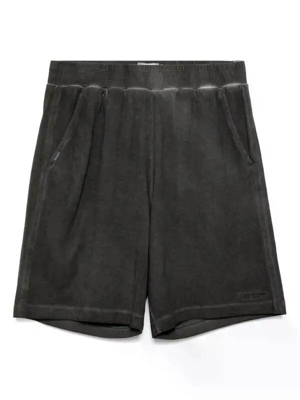 Izzue Logo-embroidered Shorts - Grey