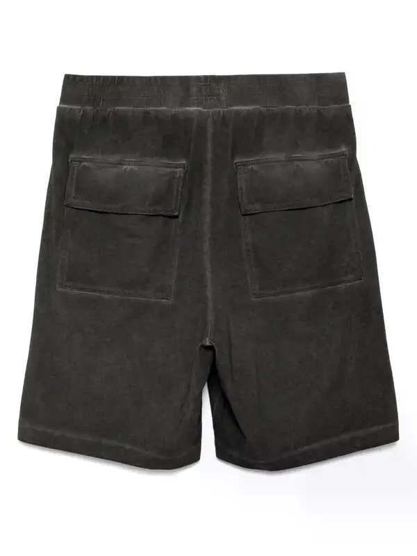 Izzue Logo-embroidered Shorts - Grey