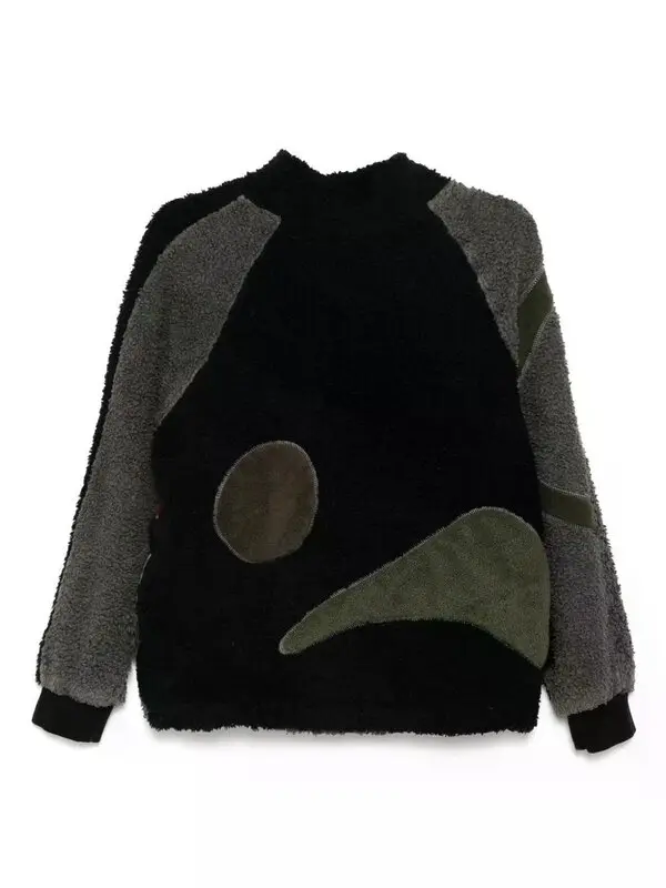 STAIN SHADE Patchwork Sweatshirt