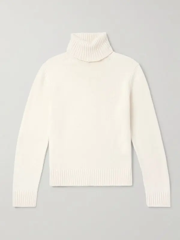 TOM FORD Cashmere Rollneck Sweater - White