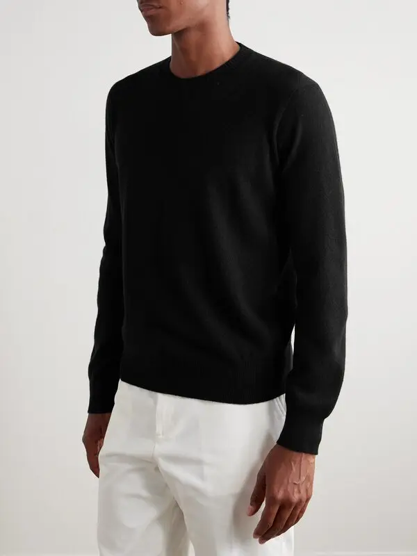 TOM FORD Cashmere Crewneck Sweater - Black